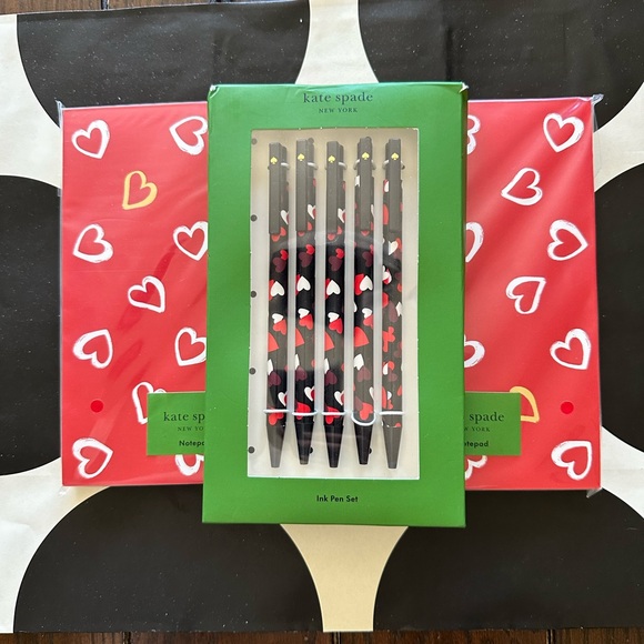 kate spade | Office | Nwt Kate Spade Bundle 5 Piece Pen Set And 2 ...